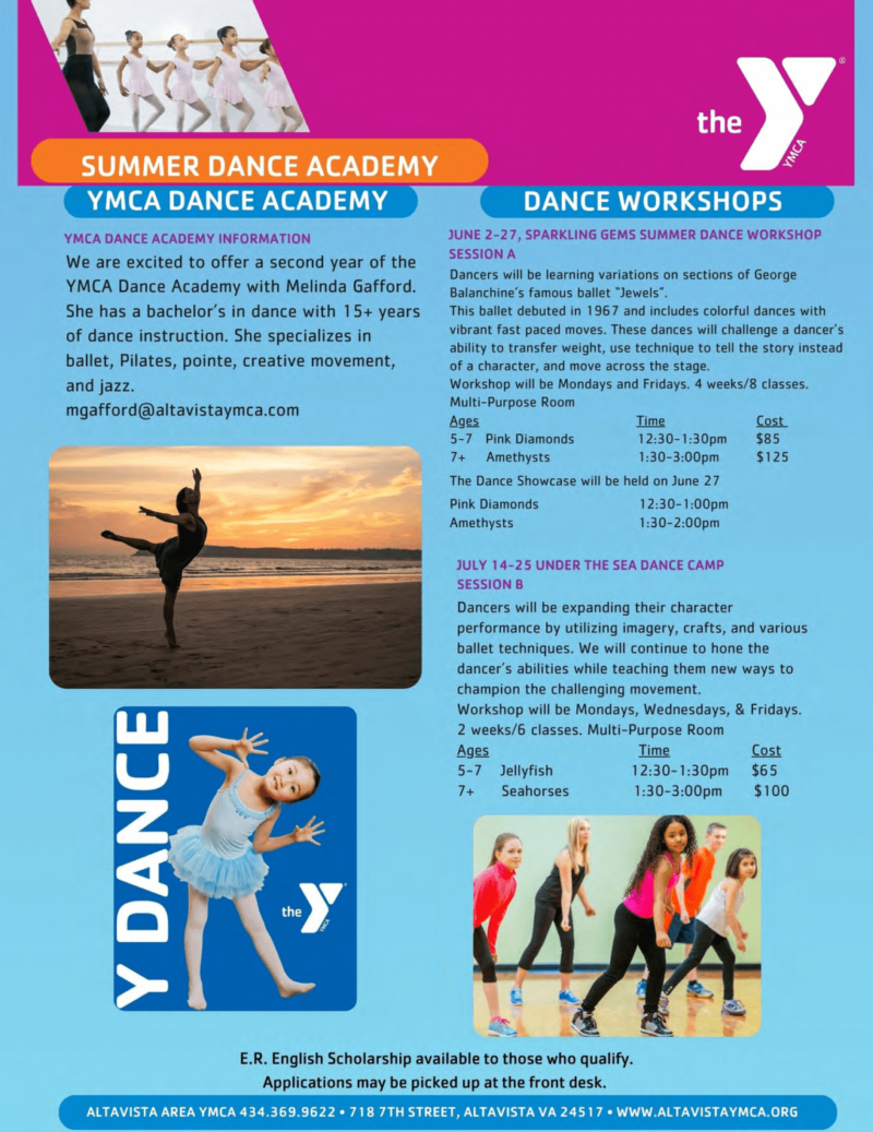 Dance Academy - Altavista Area YMCA
